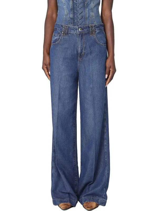 Liu Jo Wide Leg Jeans - Denim