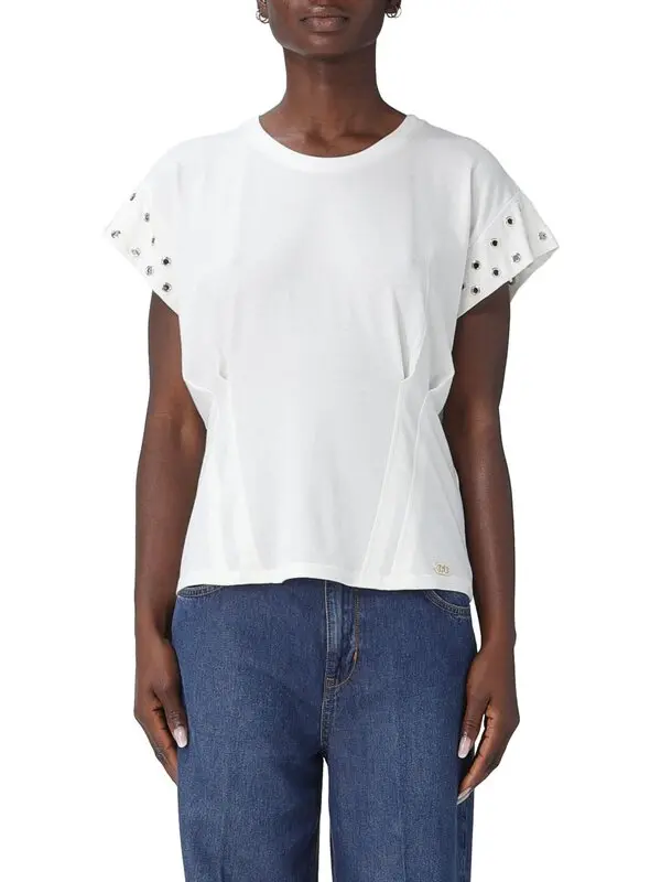 Liu Jo Embellished T-shirt - Milk