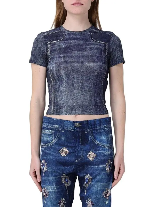 Liu Jo Short Sleeve Top - Blue
