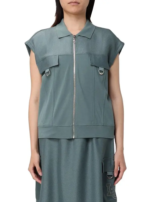 Liu Jo Zip-up Sleeveless Jacket - Military