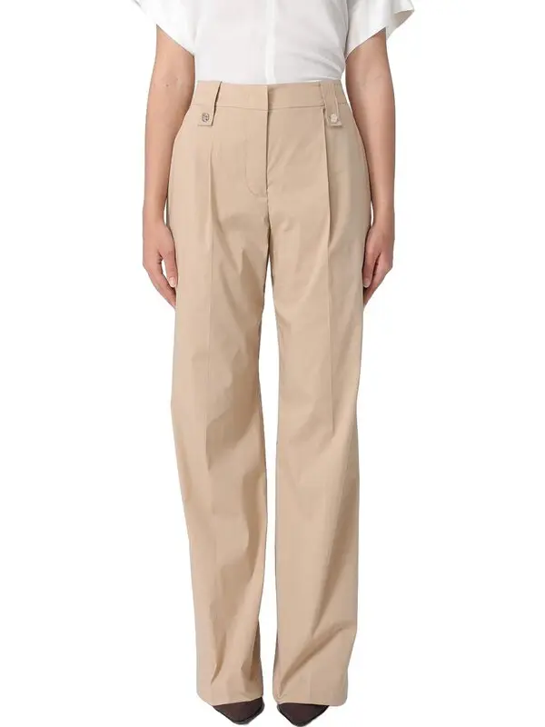 Liu Jo Tailored Wide-leg Trousers - Dove Grey