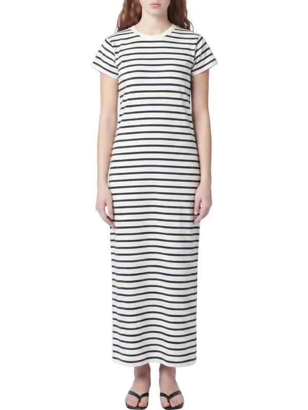 ANINE BING Striped Maxi Dress - Blue