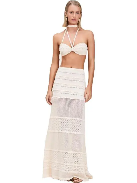 Devon Windsor Yasmin Maxi Skirt - Natural