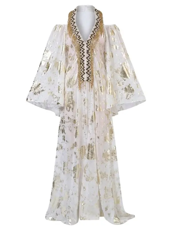 GLAM ON YOU Topaz Dress - White
