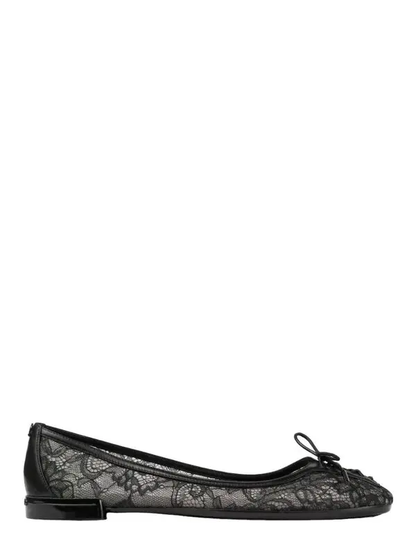 JIMMY CHOO Scarlett Lace Ballet Flats - Black