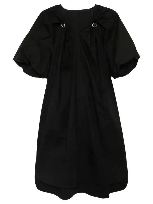 JNBY V-neck Balloon Dress - Black