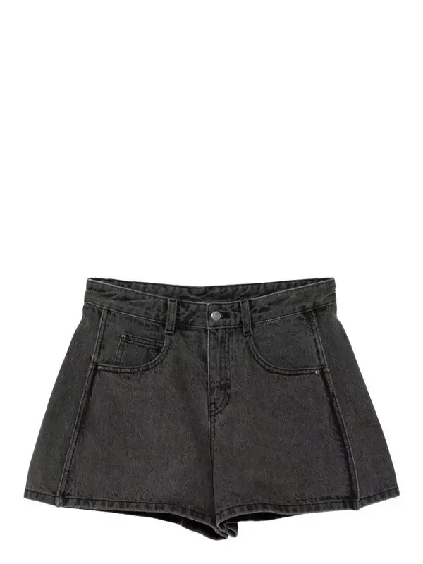 JNBY High-waisted Denim Shorts - Grey