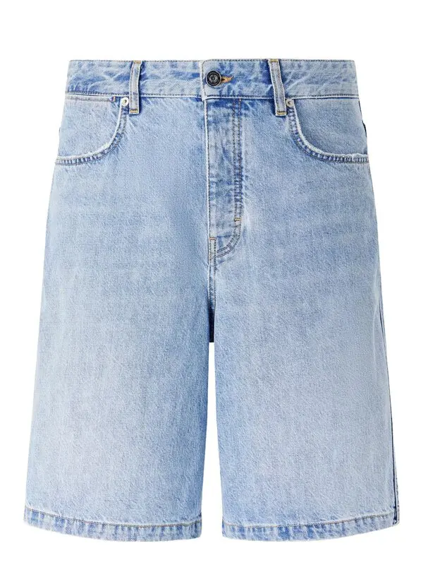 Givenchy Straight-leg Denim Shorts - Blue