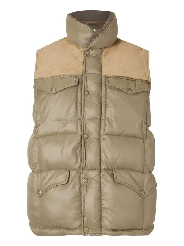 Ralph Lauren Paneled Shell Gilet - Green
