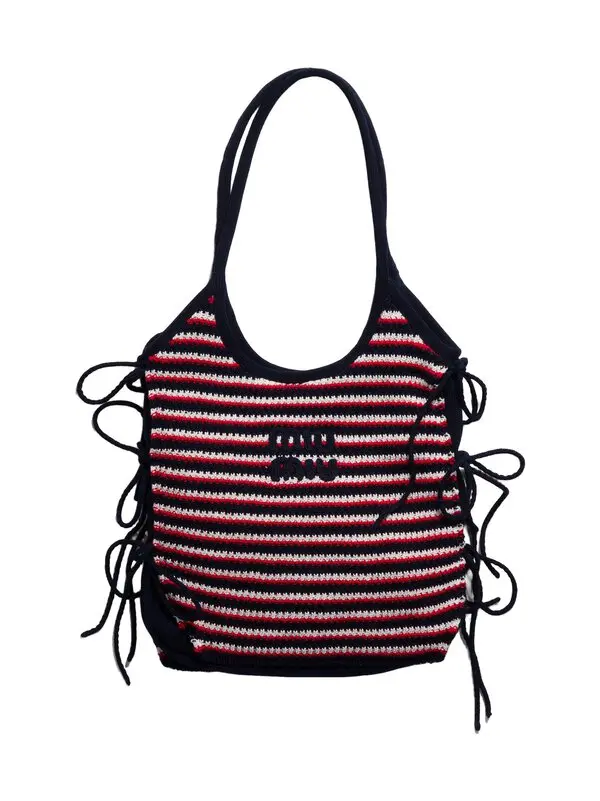Miu Miu Crochet Bag - Blue/red