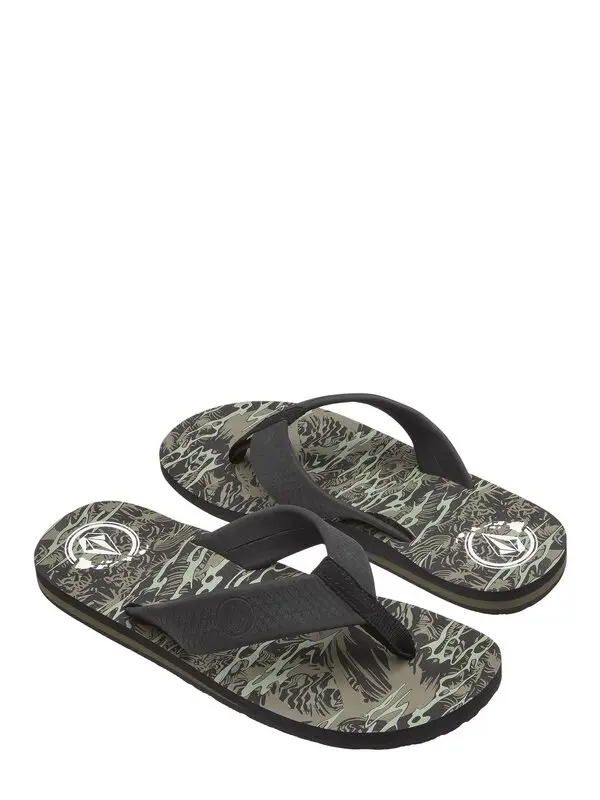Volcom Daycation 2 Hawaii Flip Flops - Camouflage