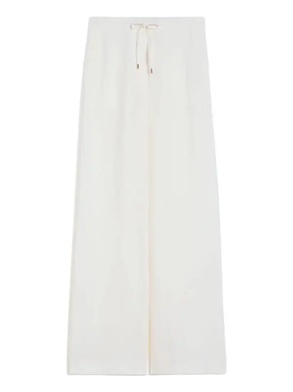 Max Mara Trousers Linen Twill - Natural