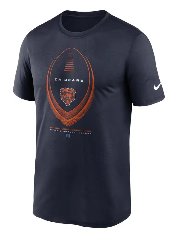 Nike Chicago Bears Legend Icon Dri-fit Nfl T-shirt - Blue