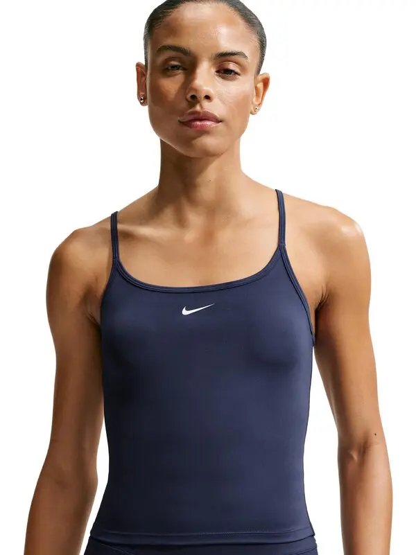 Nike Fitted Dri-fit Cami Tank Top - Blue