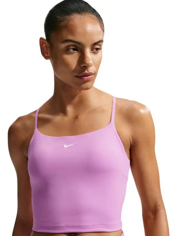 Nike One Medium-support Padded Adjustable Sports Bra Tank Top - Purple