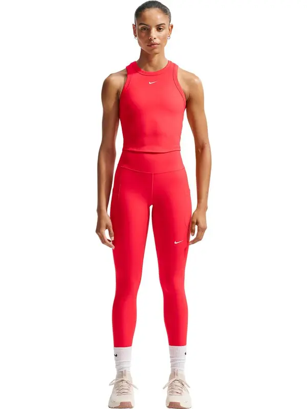 Nike High-waisted 7/8 Leggings With Pockets - Red