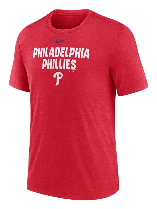Nike Philadelphia Phillies Stacked Mlb T-shirt - Red