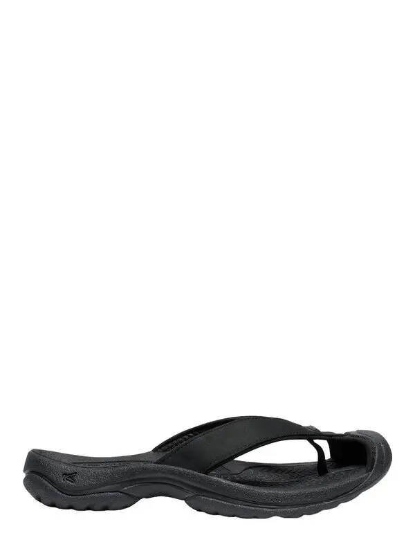 Keen Waimea Leather Flip Flop - Black
