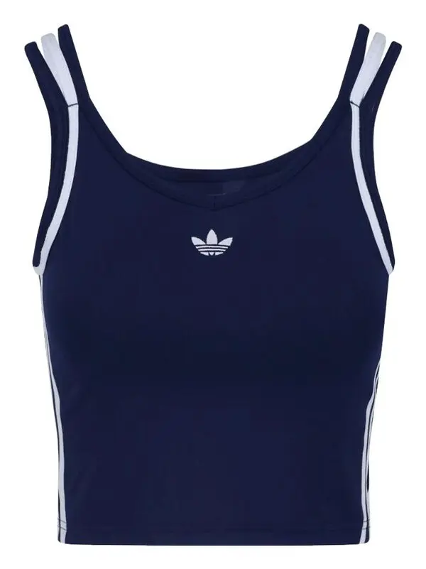 Adidas Summer Glow" Cotton Tank Top - Blue