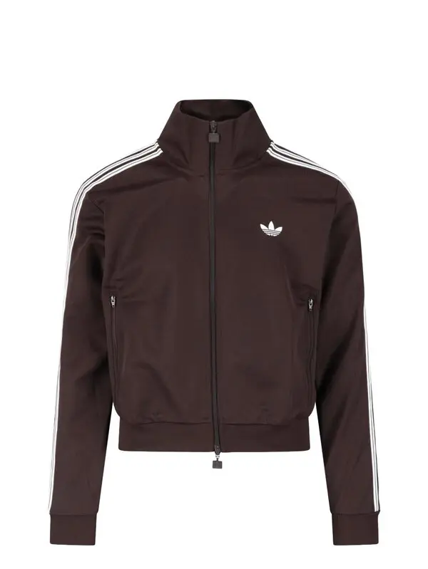 Adidas Firebird Zip Hoodie - Brown