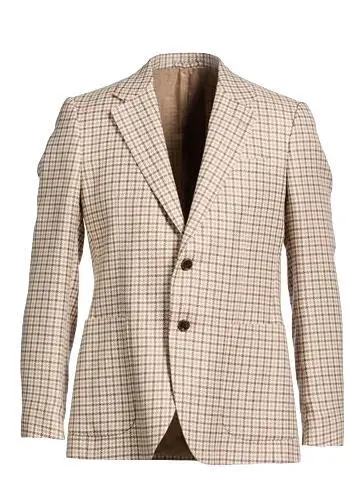 LARDINI Blazer Size Cotton, Linen - Beige