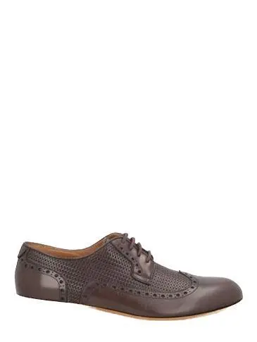 BALDININI Leather Lace-up Brogues - Brown