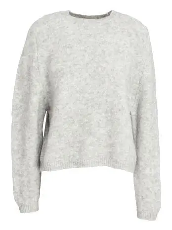 VICOLO Light Mélange Crewneck Sweater - Grey
