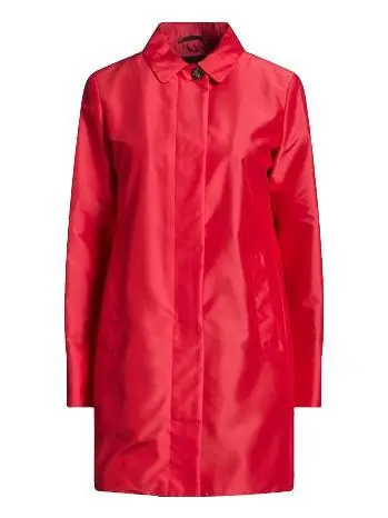 MOORER Polyester Trench Coat - Red