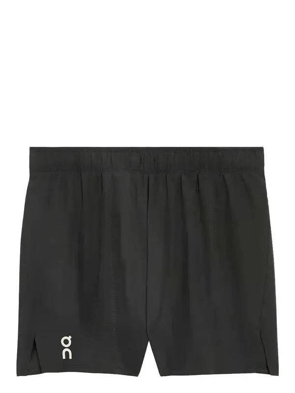 On Trail Logo-print Shorts - Black