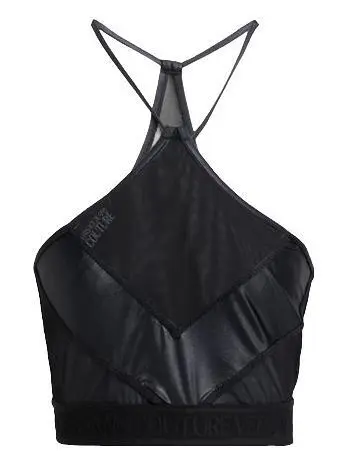 Versace Cropped Sleeveless Top - Black