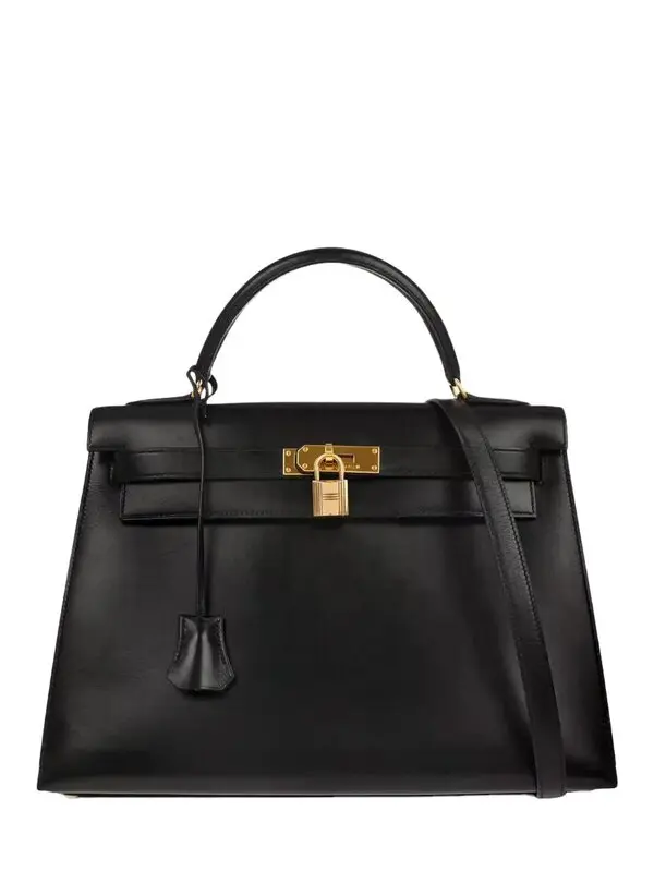 Hermès 1994 32 Kelly Sellier Tote Bag - Black