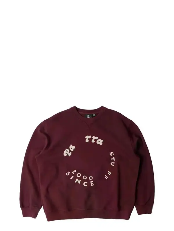 PARRA Graphic Print Crewneck Sweatshirt - Red