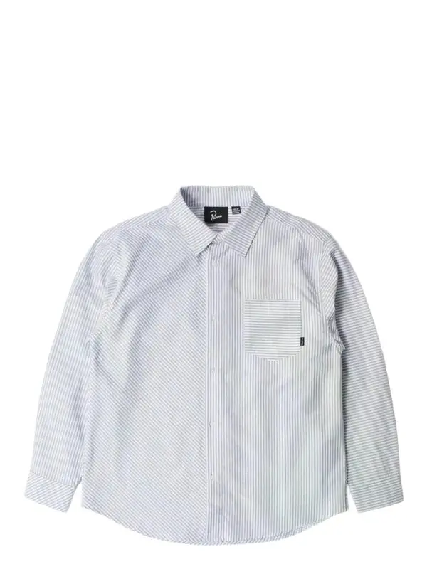 PARRA Stripe-print Shirt - Blue
