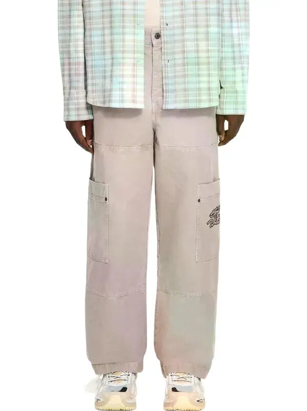 Off-White Script Cotton Cargo Pants - Neutrals