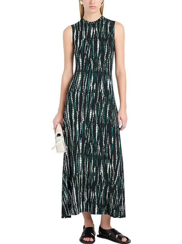 Proenza Schouler White Label Jordyn Printed Maxi Dress - Black Multi
