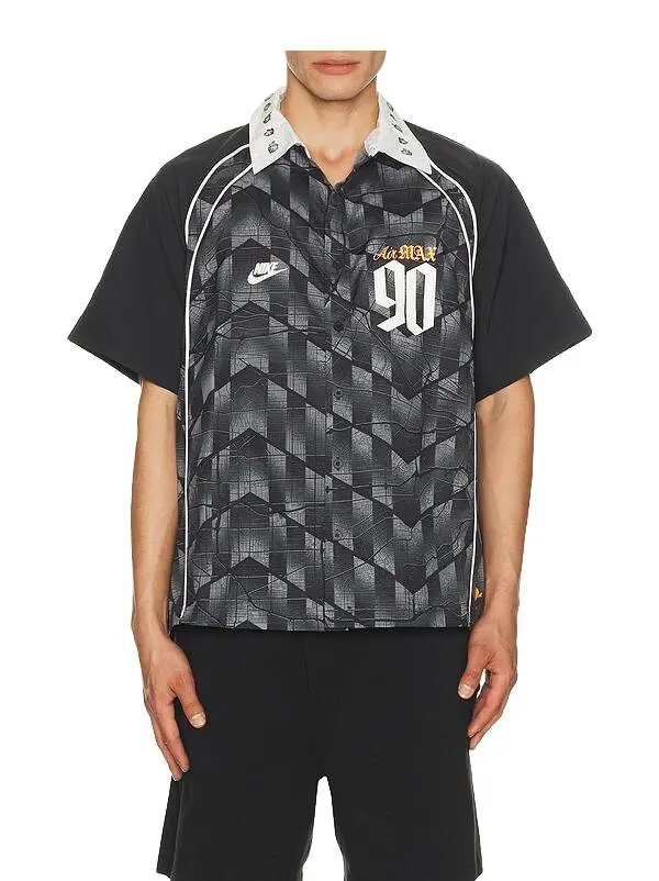 Nike Df Bowler Fr Su26 Shirt - Black & Bright Citrus