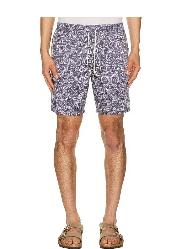 RHYTHM Heritage Java Beach Short - Navy