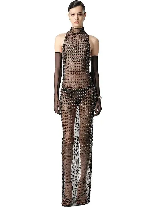 REVOLVE LOS ANGELES Jada Embellished Gown - Black