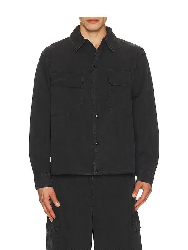 SKIMS Button Up In Black - Onyx