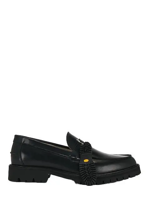 DUKE + DEXTER Vibram Carrarmato Lug Loafer - Black