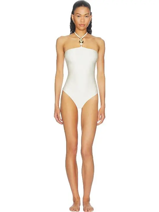PatBO Martina Bodysuit - Off White