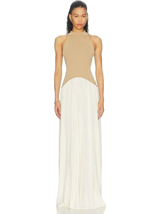 Solid & Striped The Isola Maxi Dress - Camel