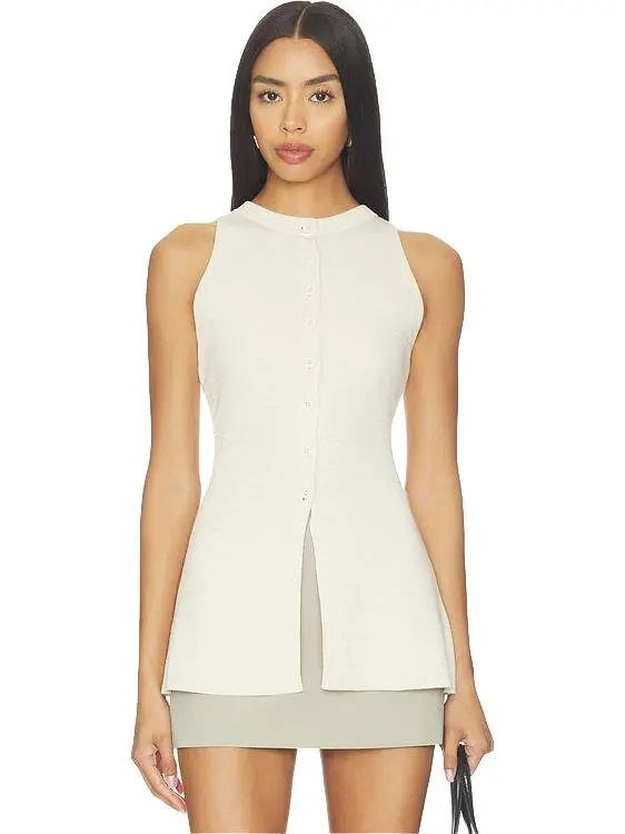 ALIGNE Daphne Knit Sleeveless - Oatmeal