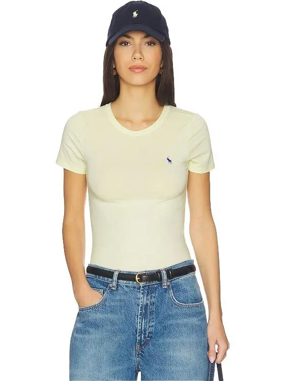 Polo Ralph Lauren Short Sleeve Bodysuit - Transparent Yellow