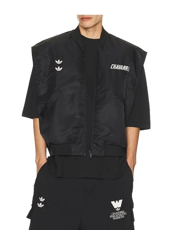 ADIDAS ORIGINALS X Willy Chavarria Padded Vest - Black