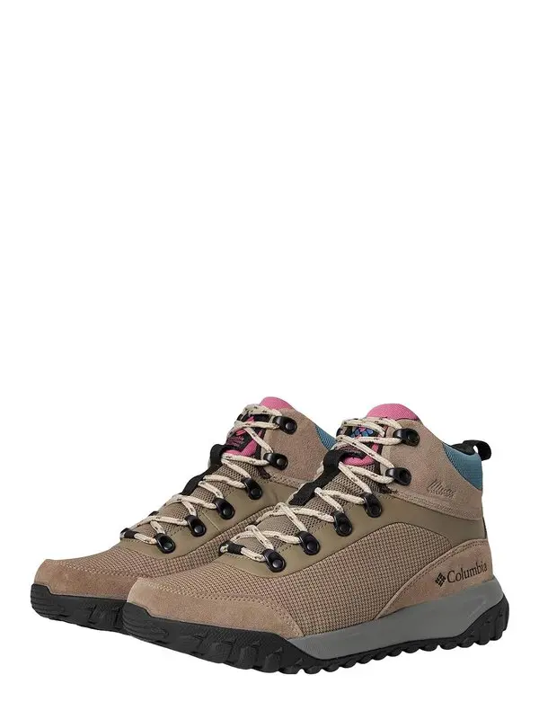 Columbia Waterproof Mid-top Lace-up Hiking Shoes - Brown