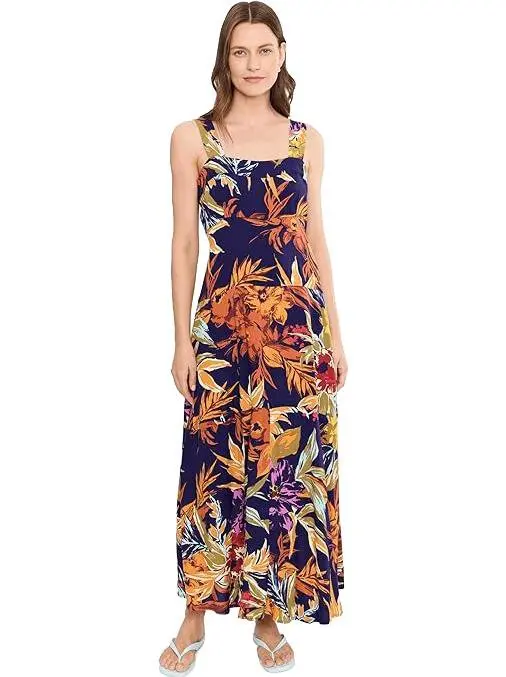 Vince Camuto Paneled Tank Maxi Dress - Navy
