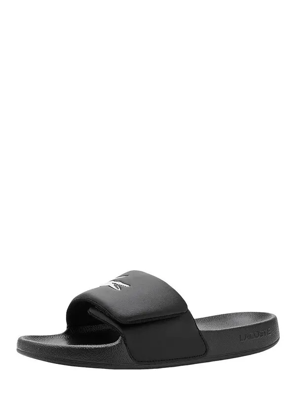 Lacoste Serve Slides 0.0 Strap Sandals - Black