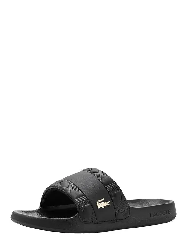 Lacoste Hybrid Serve Slides - Black