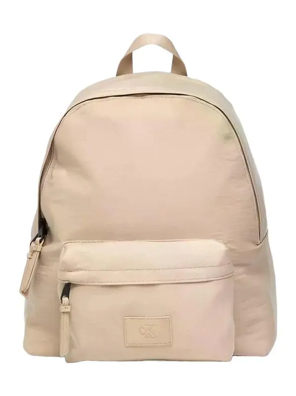 Calvin Klein Logo Patch Backpack - Neutrals